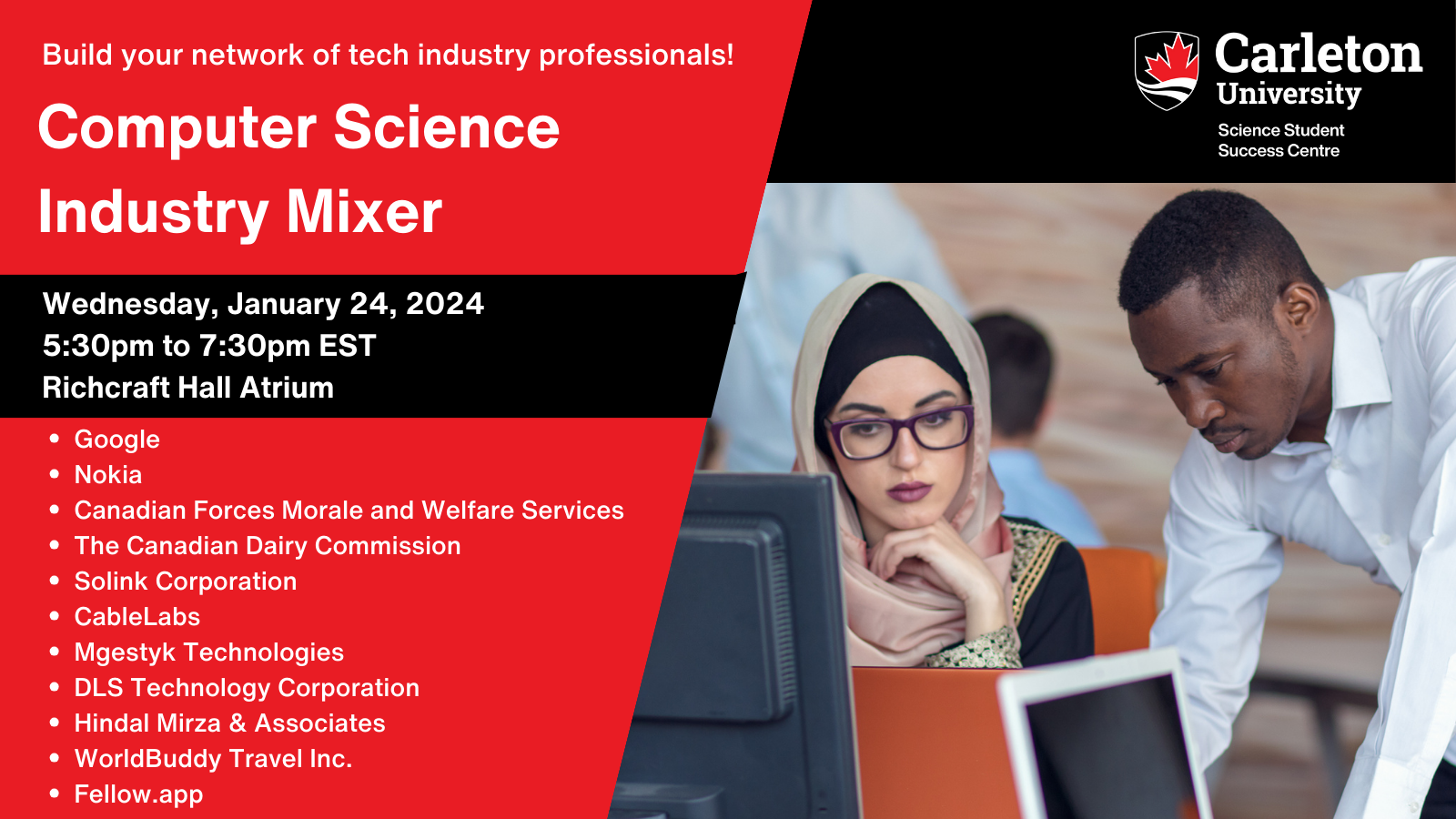 Computer Science Industry Mixer | Science Student Success Centre