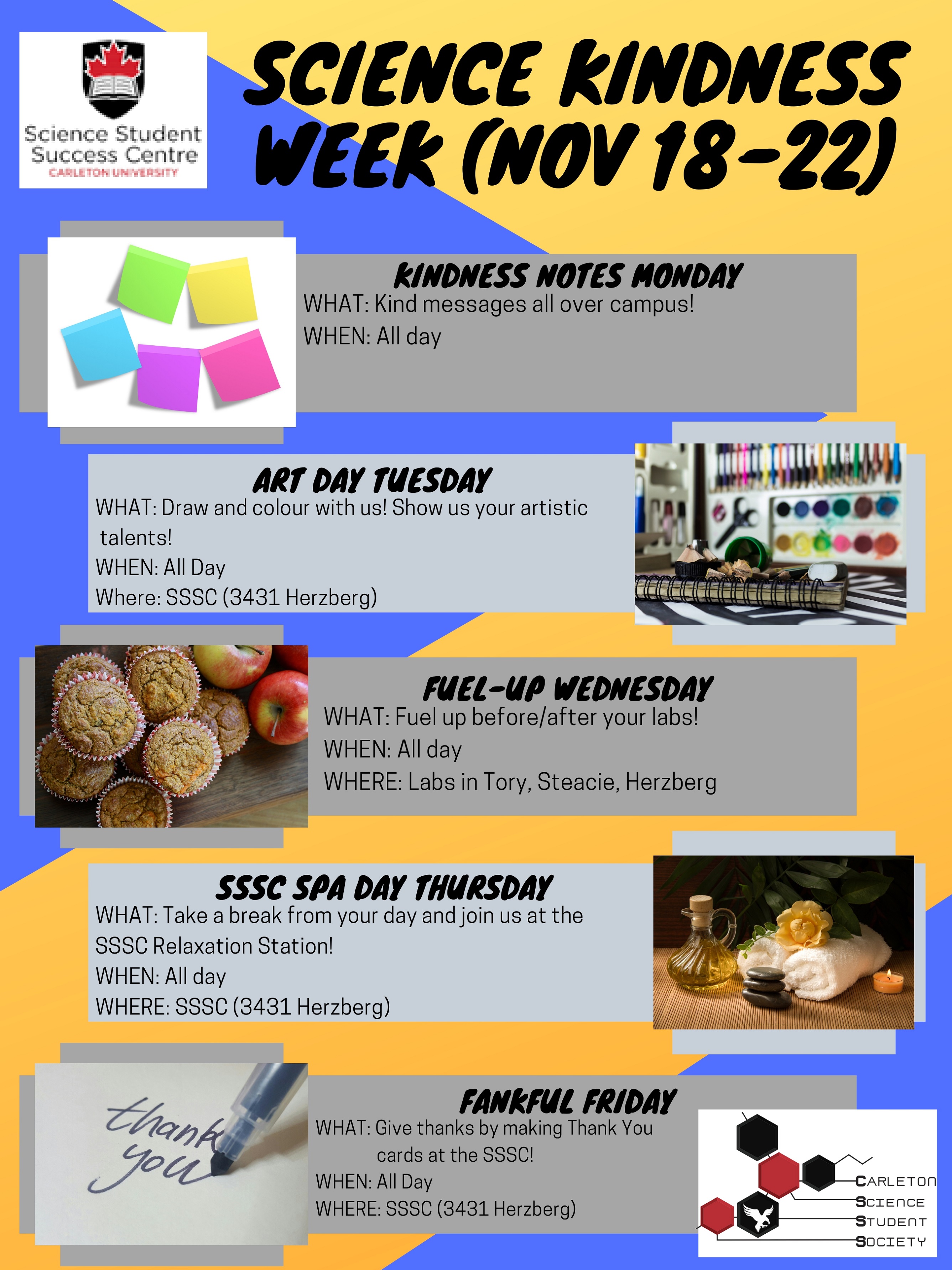 Science Kindness Week | Science Student Success Centre